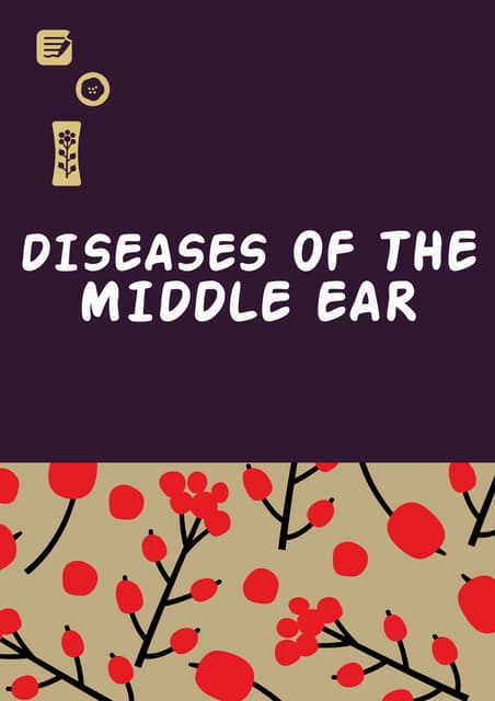 The formation and management of middle ear granulation | PPTX | Ear ...