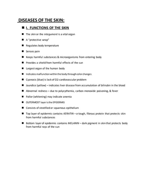 Common Skin Diseases | PPT