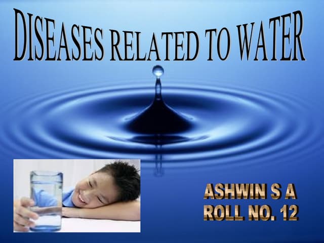 Water related diseases | PPT
