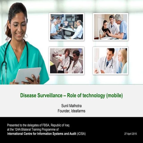 Role of Mobile technology in Disease Surveillance | PPTX