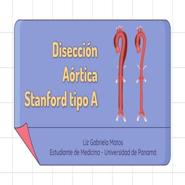 Disección Aórtica Stanford tipo A - Liz Gabriela Matos | PDF