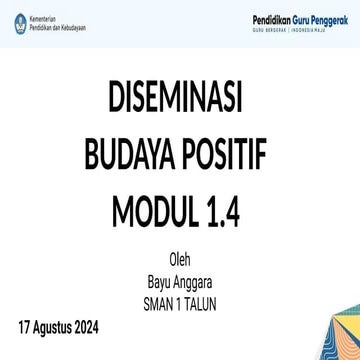 DISEMINASI BUDAYA POSITIF BAYU anggara.pptx