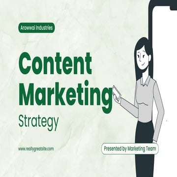 Content Marketing Strategy Template by Canvas | PDF