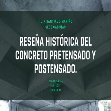 Concreto Pretensado y Postensado en edificaciones y estructuras | PDF