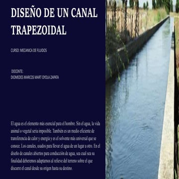 DISEÑO DE CANAL TRAPEZOIDAL CARDEÑA SUCASAIRE RAY.pptx