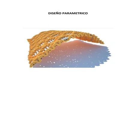 Diseño parametrico | DOCX