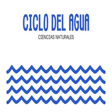 Ciclo del agua | PDF