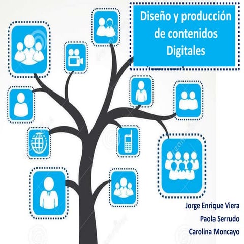 Diseño y producción de contenidos digitales | PPTX | Technology & Computing