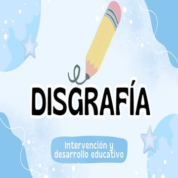 Disgrafia | PPTX