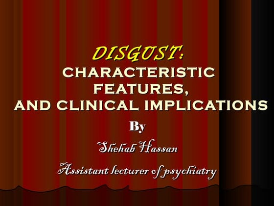 Atlas of emotions part 4 (disgust) | PPT