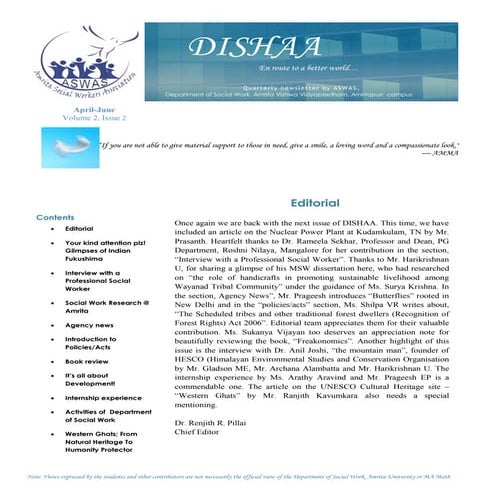 Dishaa vol2, issue 2 | PDF