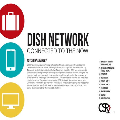 Dish Network Media Plan | PPT