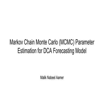 Using Mcmc Sampling Technique For Well Production Forecasting Ppt