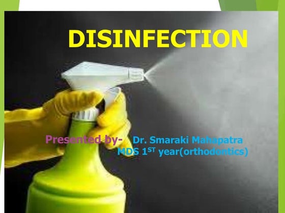 Antiseptics and disinfectant | PPTX