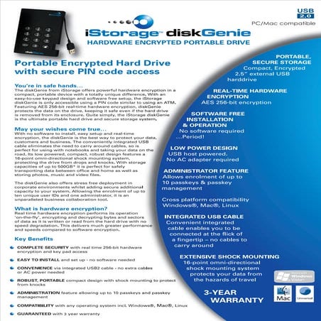 Disk Genie Spec. | PDF