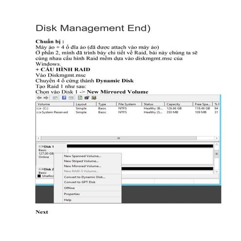 Disk management p1 | DOC