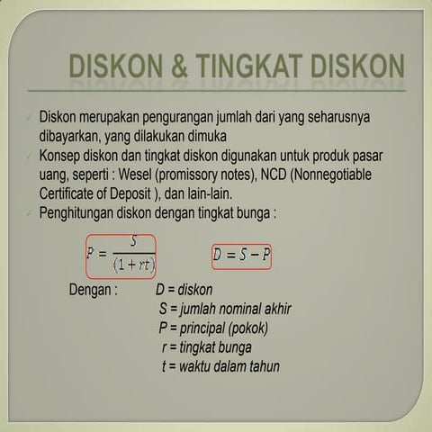 Diskon & tingkat diskon | PPTX