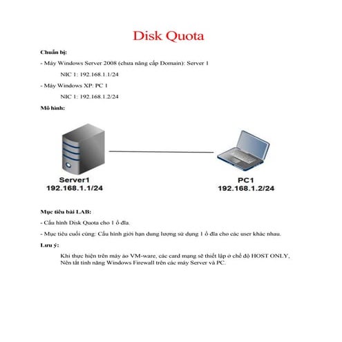 Disk quota | DOCX
