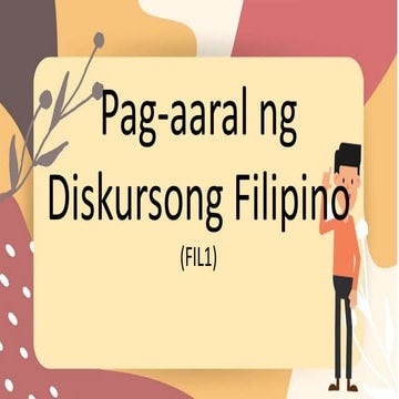 Diskurso sa Filipino | PPTX