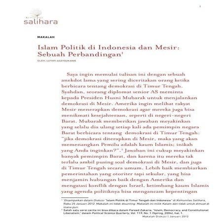 Diskusi islampolitik-luthfiassyaukanie | PDF