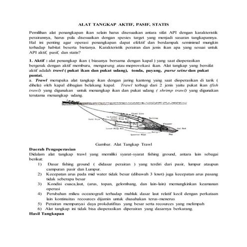 ALAT TANGKAP AKTIF, PASIF DAN STATIS | DOCX