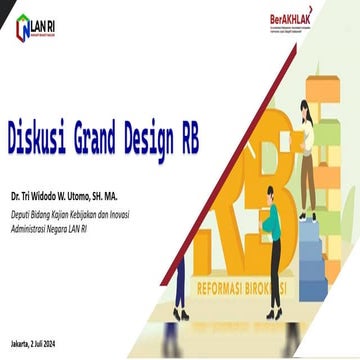 Diskusi Grand Design Reformasi Birokrasi | PDF