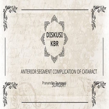 DISKUSI KBR TRU - ANTERIOR SEGMENT COMPLICATION.pptx