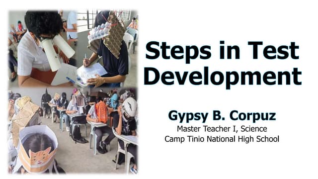 preparing a TOS | PPTX