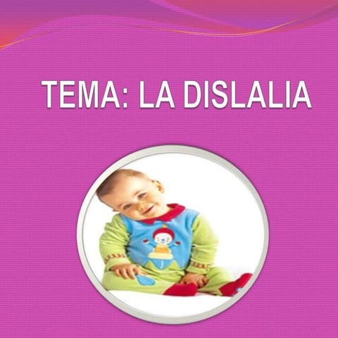 Dislalia | PPTX