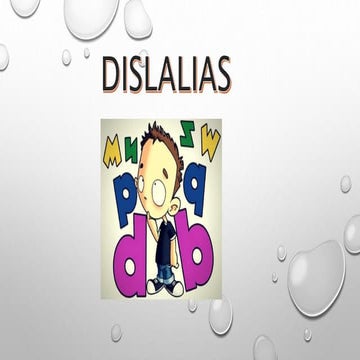 Dislalia | PPTX