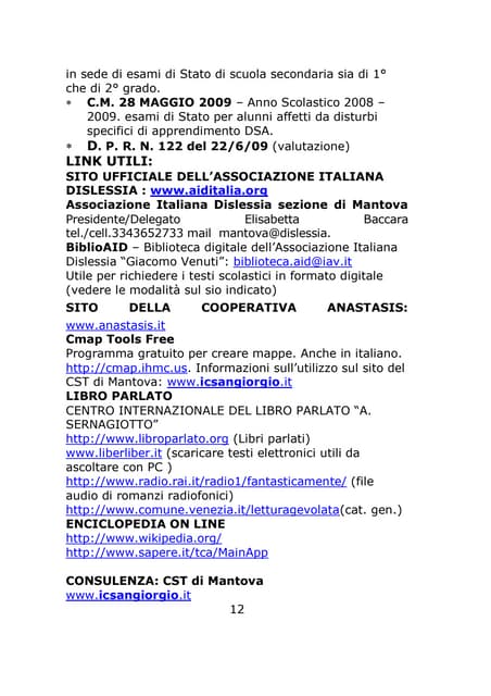 Protocollo studenti dsa | PDF