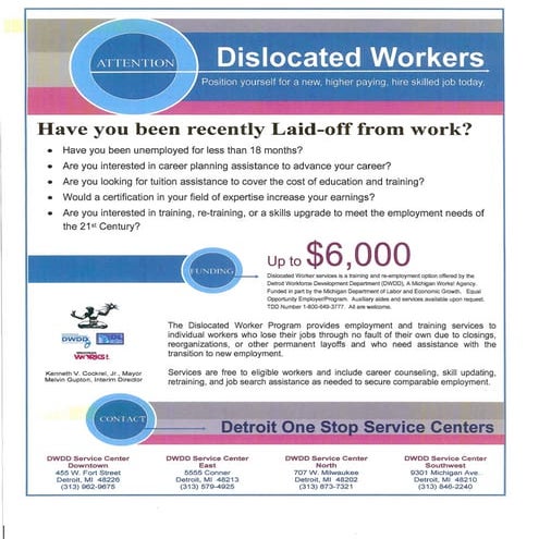 Dislocated Workers | PDF