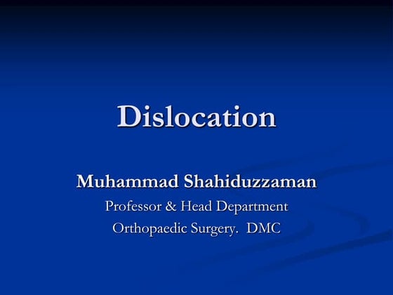ortho 03 principle of closed reduction in fracture and dislocation | PPT
