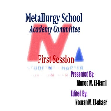Metallurgy School 1: Dislocation | PPTX