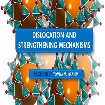 Dislocation and strengthening mechanisms | PDF