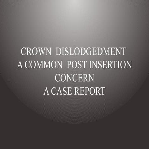 Dislodgement Bridge prostheses (2) (1).pptx