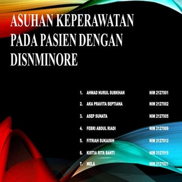 PPT SIKLUS 1 OK TETANG DISMENORHEA PADA REMAJA.pptx