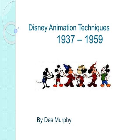 Disney Animation | PPTX