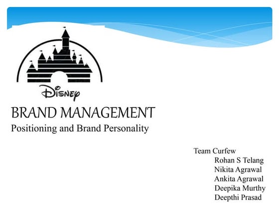 Brand Management - Walt Disney (Case Study) | PDF