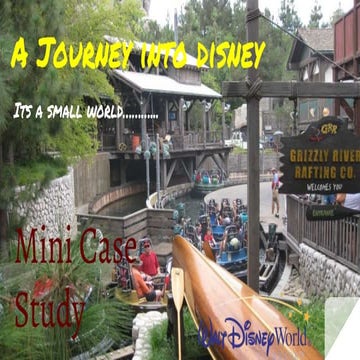 Disney case study | PPTX | Entertainment