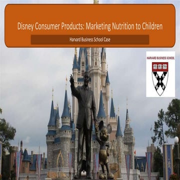 Disney consumer products | PPTX