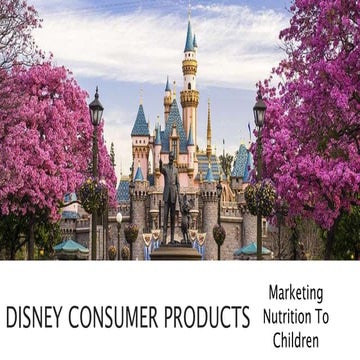 Disney consumer products | PPTX