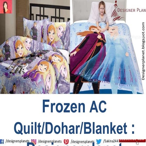 Frozen Printed Single AC Blanket | Disney Frozen ac blanket ...