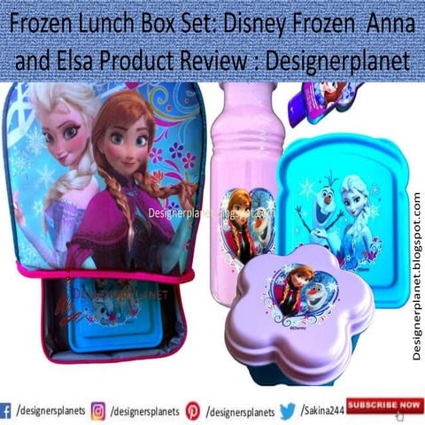 Disney Frozen Lunch Box Set Anna Elsa Disney Frozen Lunch Box Anna ...