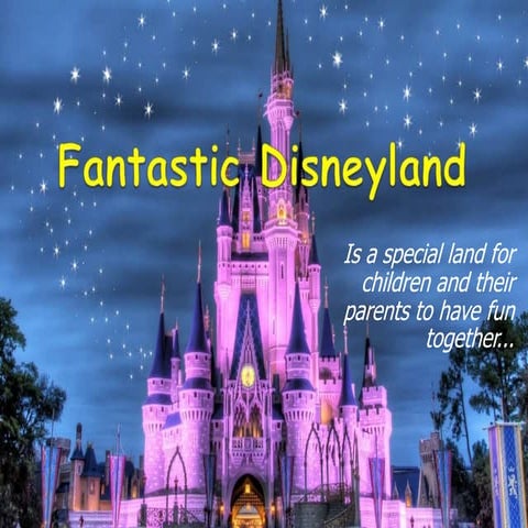 Presentation english Disneyland | PPT