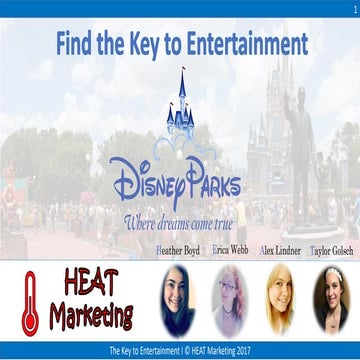 Disney parks analysis | PPT