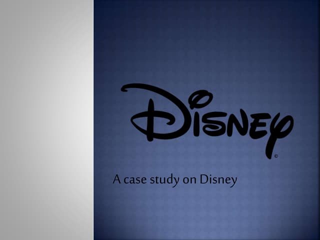 Walt disney ppt | PPTX