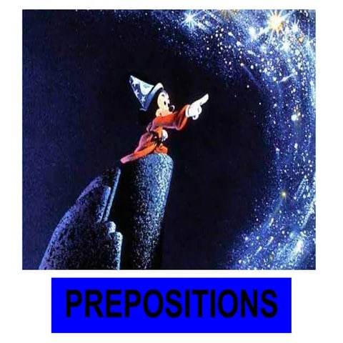 Disney prepositions | PPTX