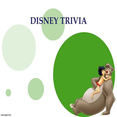 Disney trivia2 | PPT