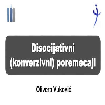 Disocijativni poremecaji 2014 dec. | PPTX